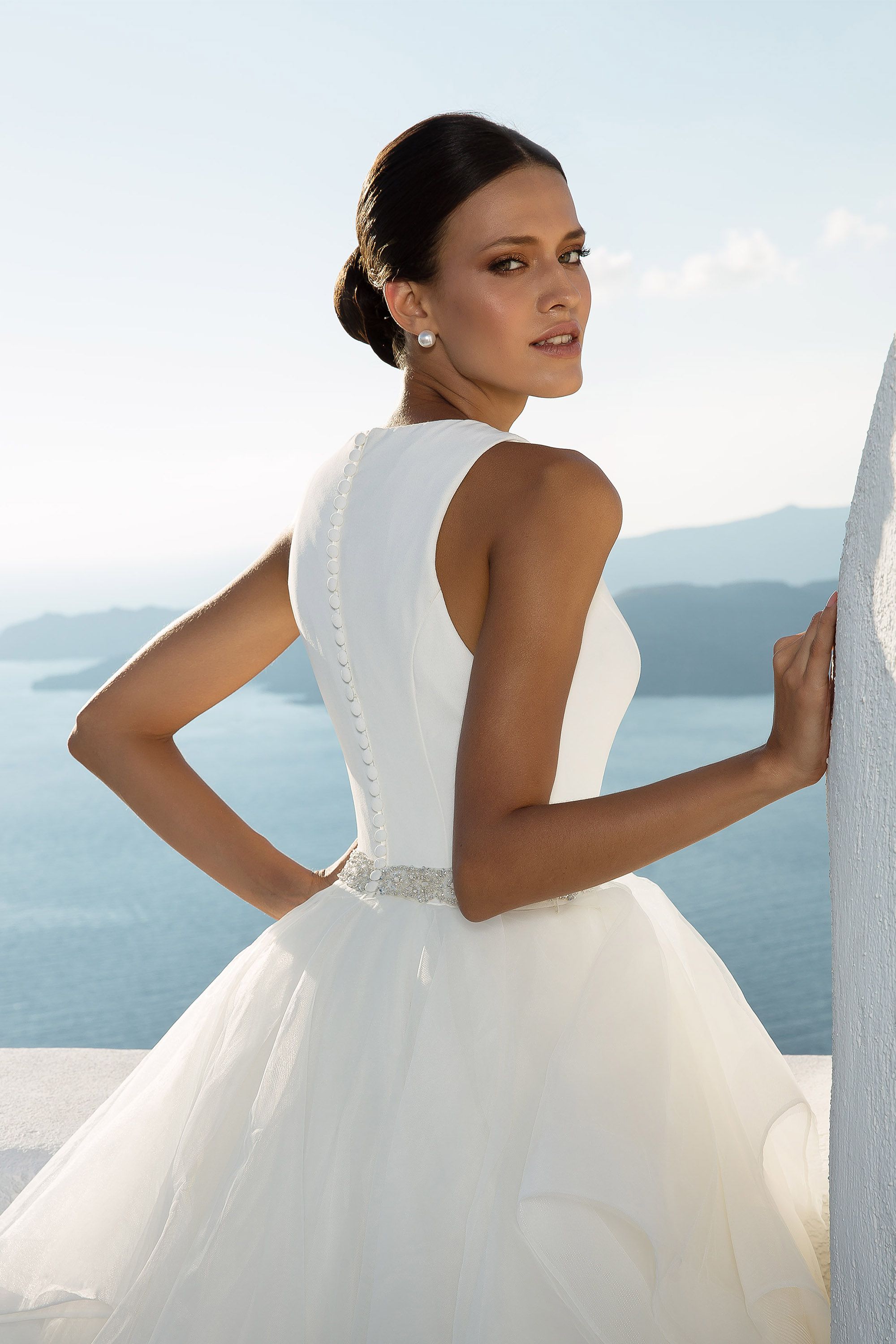 Style 88023B: Elegant Crystal Belt | Justin Alexander