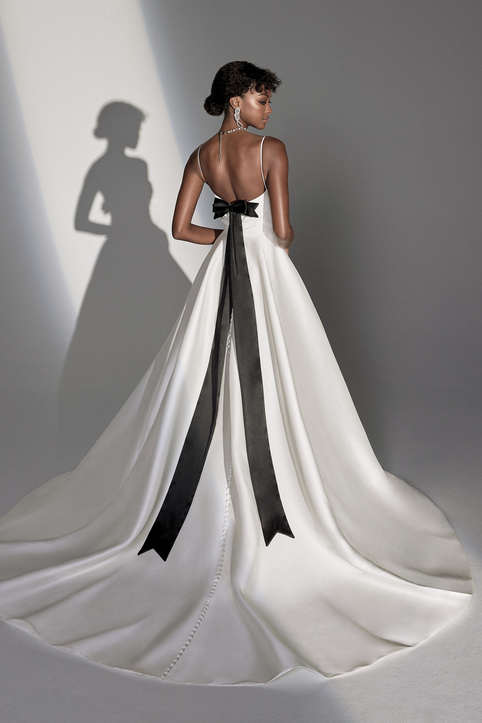 Style INEZ: Modern Clean Ball Gown with Pleated Bodice | Justin ...