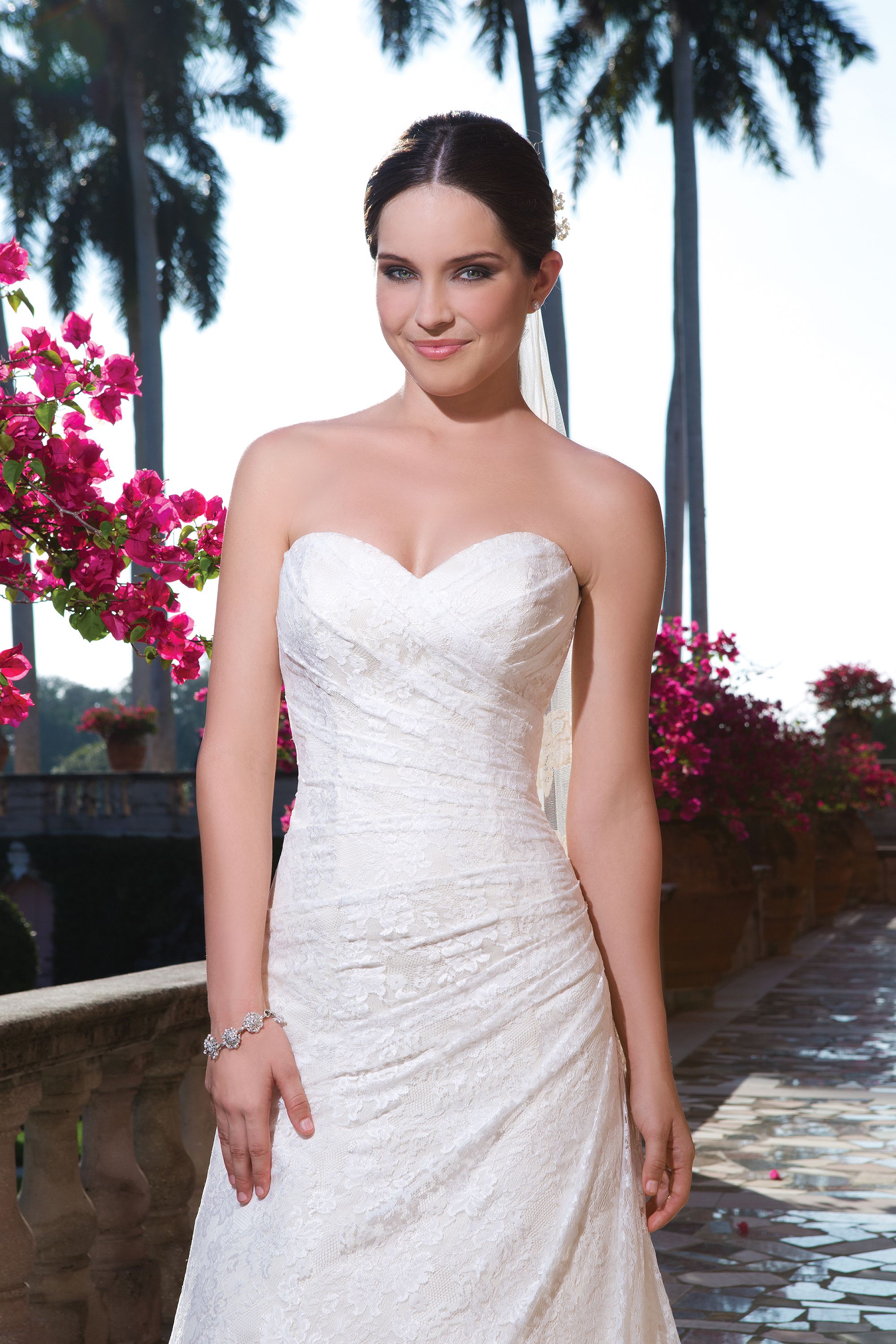 Style 6065: Rochelle Lace A-Line Dress with Sweetheart Neckline ...